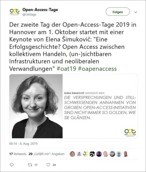 2019 Open Access Days: Business Models and Their Financial Impacts for ...